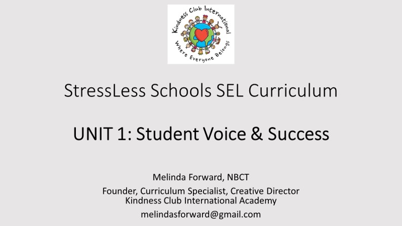 Student Voice & Success Guide – SEL: Confidence & Performance ...